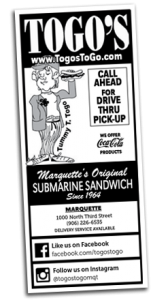 PDF Menu and Group Order Form - Togo's Marquette's Original Submarine ...